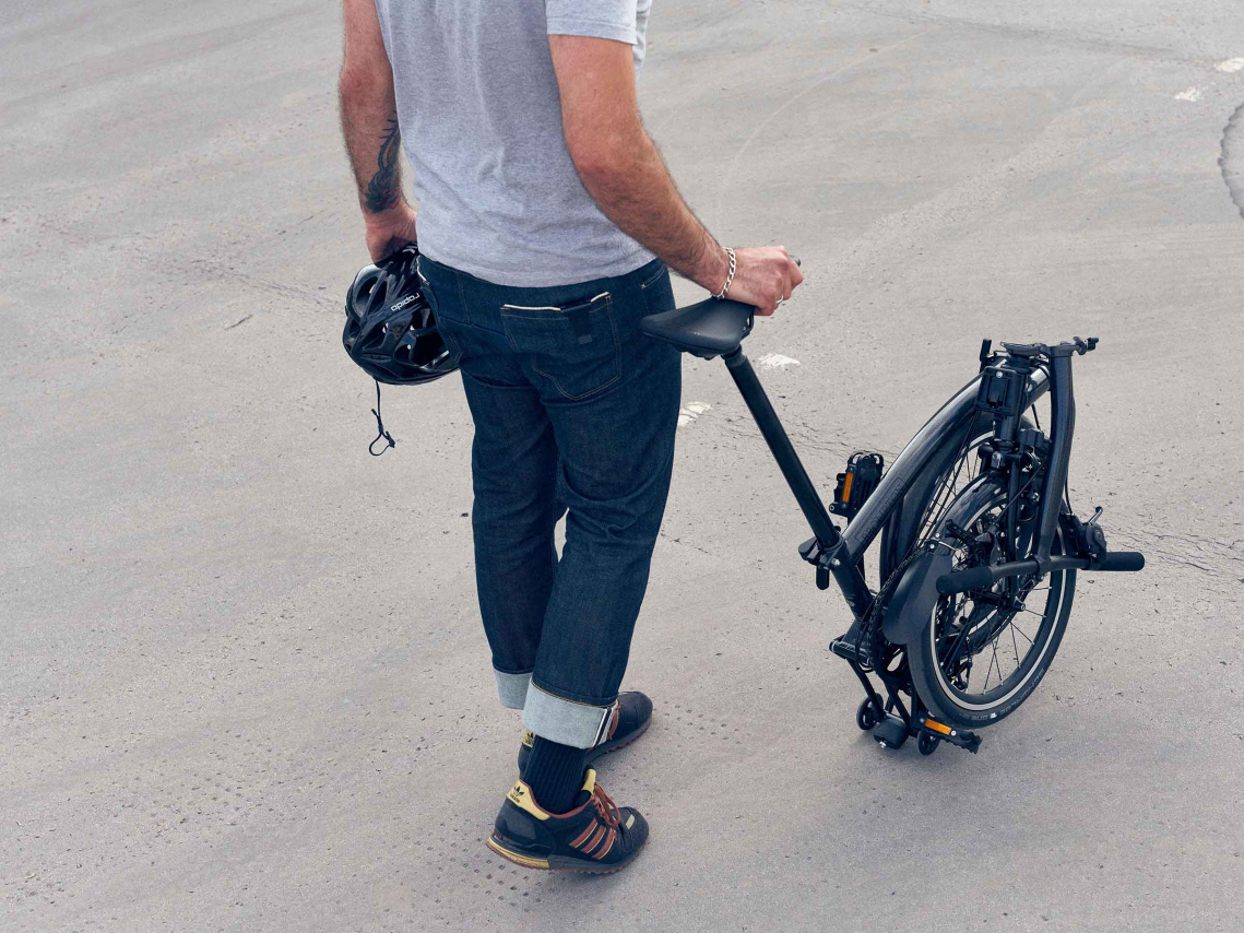 Brompton P Line Urban Storm Grey Metallic M4L-mMG-rTiBK-R7-TYCC-REV-PL ...