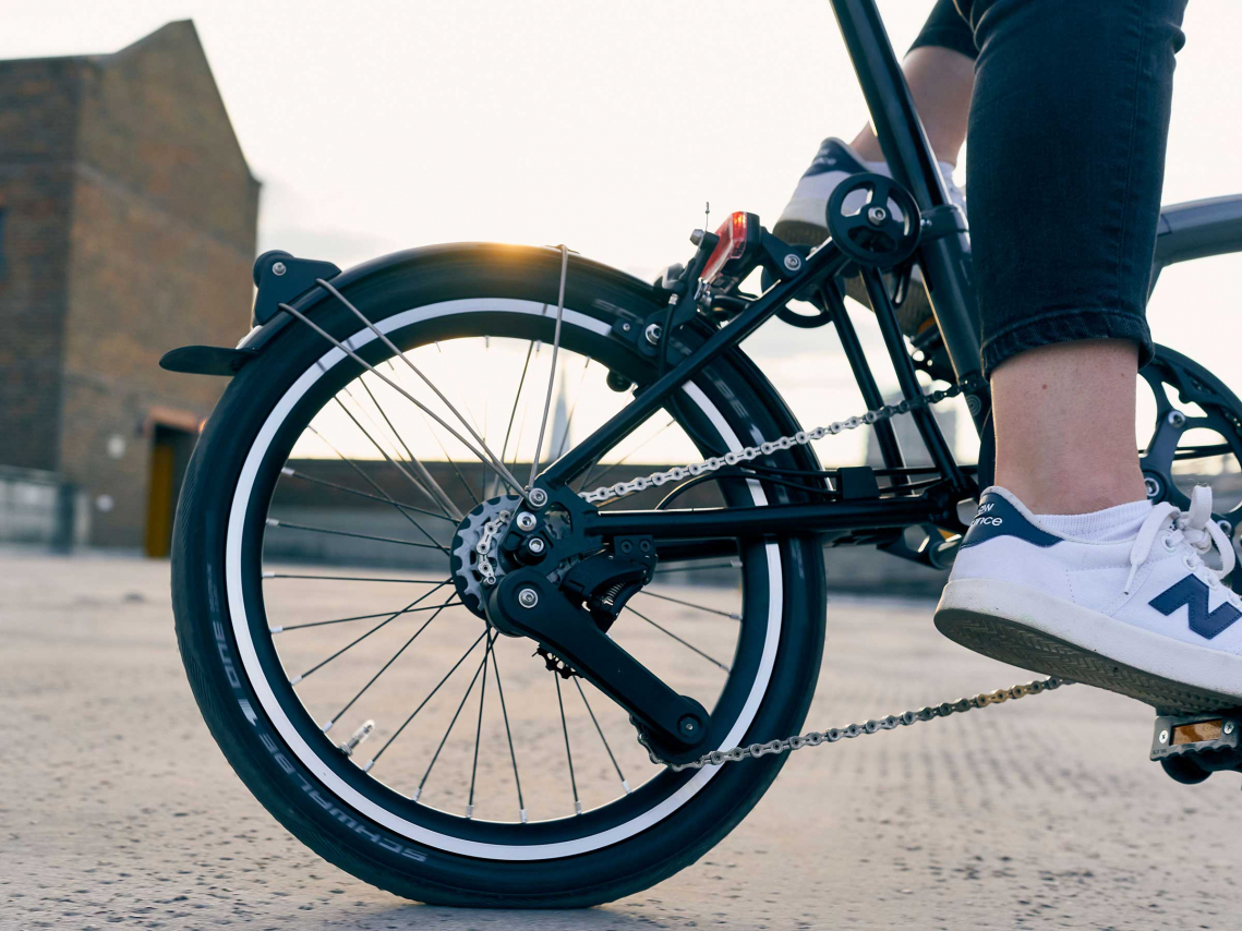 Brompton P Line Urban Storm Grey Metallic M4L-mMG-rTiBK-R7-TYCC-REV-PL ...