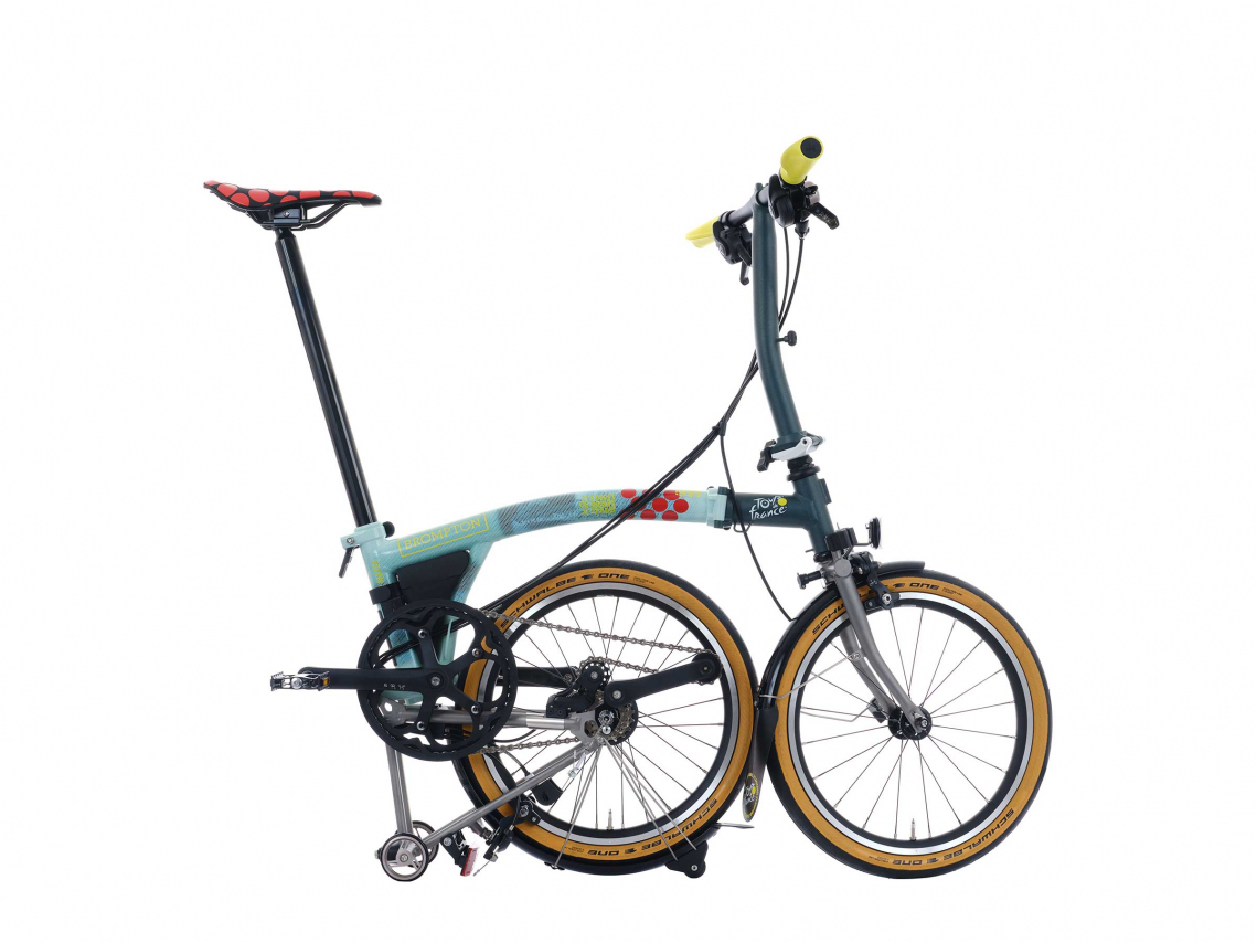 Brompton P Line Explore S12L Tour de France S12L-mYY-rTi-50T-TdfP-TYOT ...
