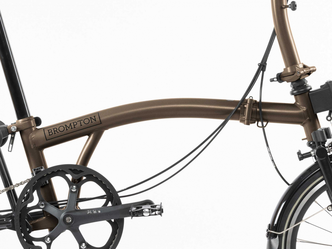 Brompton Hoofd- en Voorframe P Line - Vlerick Fietsen