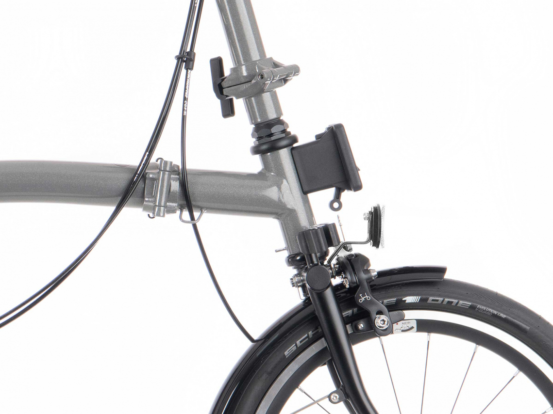 Brompton P Line Urban Storm Grey Metallic H4L-mMG-rTiBK-SL-TYCC-REV-PL ...