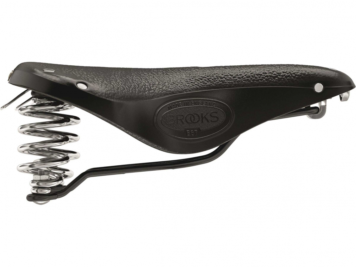 Brooks B67 Heren Zadel Zwart B427HSA07202 - Vlerick Fietsen