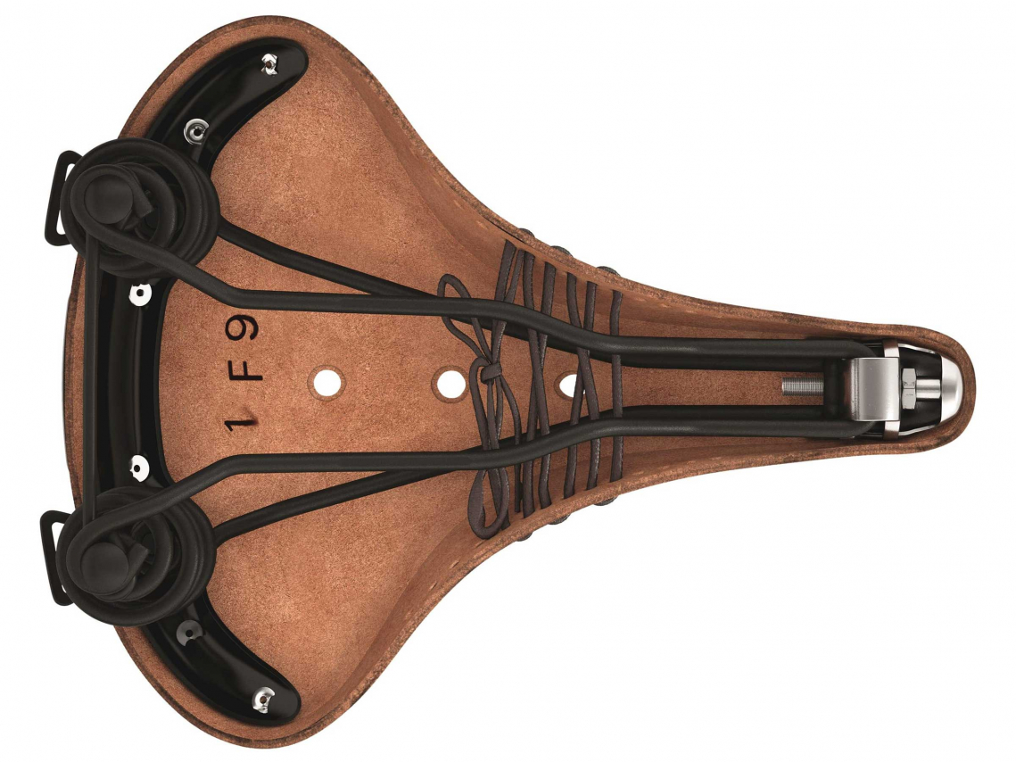 Brooks B67 Aged Heren Zadel Aged Bruin B427HPLA07210 - Vlerick Fietsen