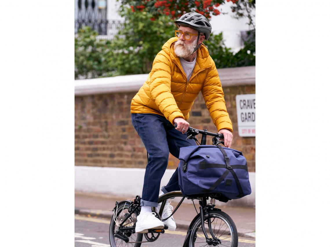 Brompton Borough Waterproof Bag L Navy incl. Frame QBORBWP-L-NV ...