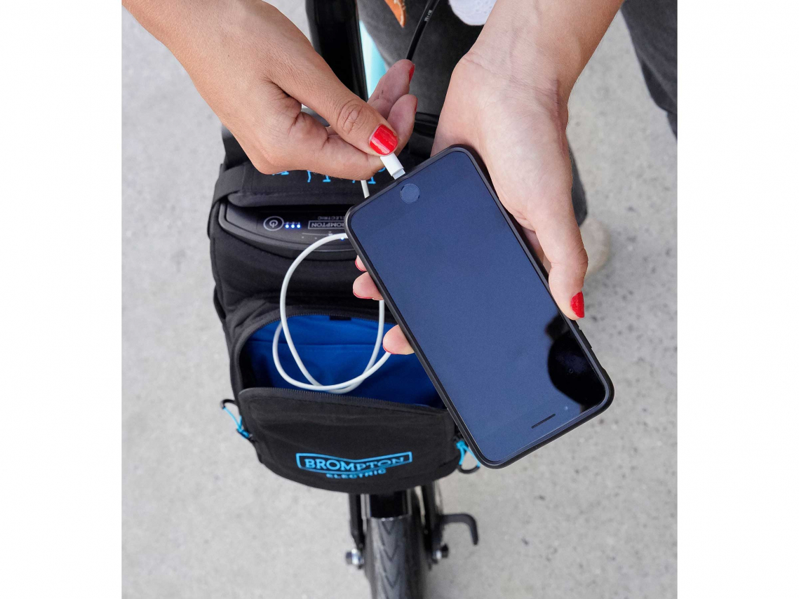 Brompton Small Bag voor Brompton Electric inclusief Frame Zwart-Blauw ...