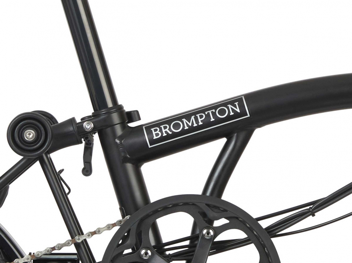 Brompton Electric C Line Explore MY2023 Hoog Zwart Mat H6L-mBK-rBK-eFCB ...