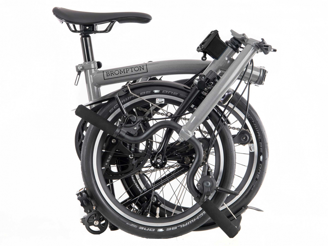 Brompton P Line Urban Storm Grey Metallic M4L-mMG-rTiBK-R7-TYCC-REV-PL ...
